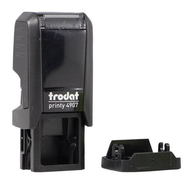 ตรายางหมึกในตัว (ตลับพลิก) Trodat สี่เหลี่ยมผืนผ้า - โลกตรายาง