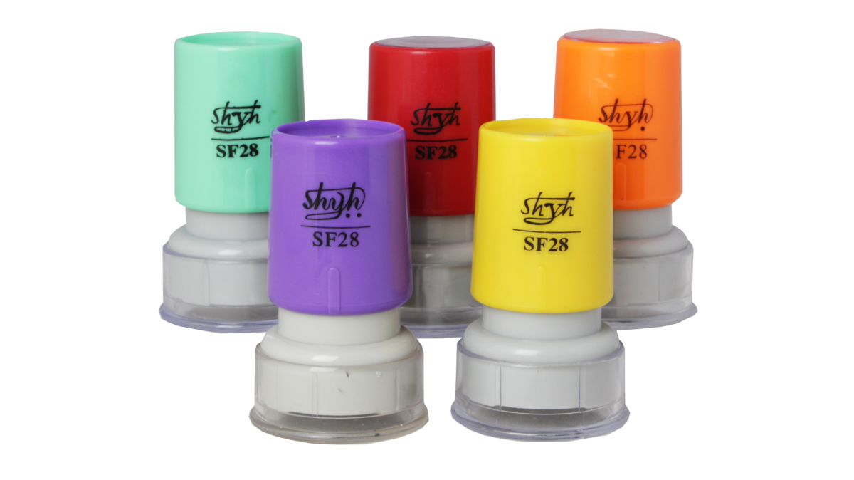 SF-28R Round Flash Stamps - โลกตรายาง