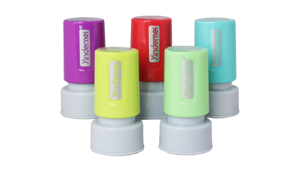 YDM-20R Round Flash Stamps - โลกตรายาง