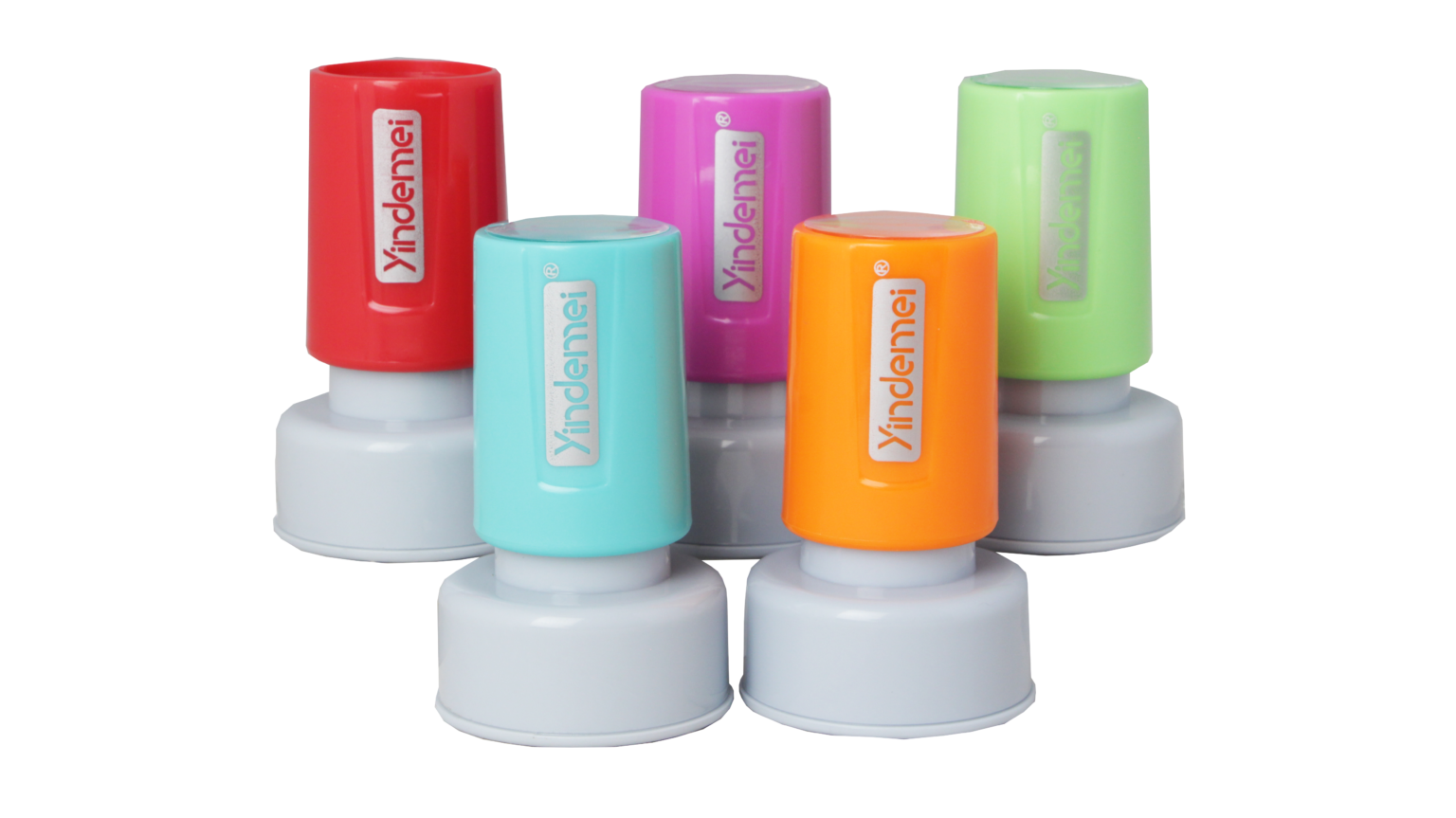 YDM-25R Round Flash Stamps - โลกตรายาง