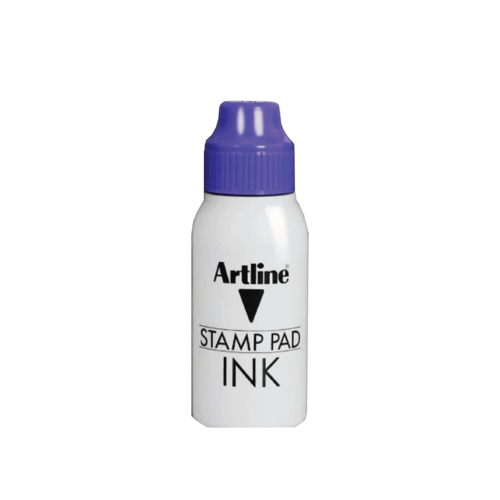 ESA-2N-BL Water base ink Artline, Blue color - โลกตรายาง